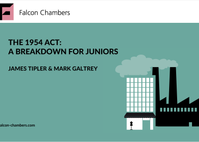 Tipler, James and Galtrey, Mark, Falcon Chambers (19.03.24) 1954 Act A ...