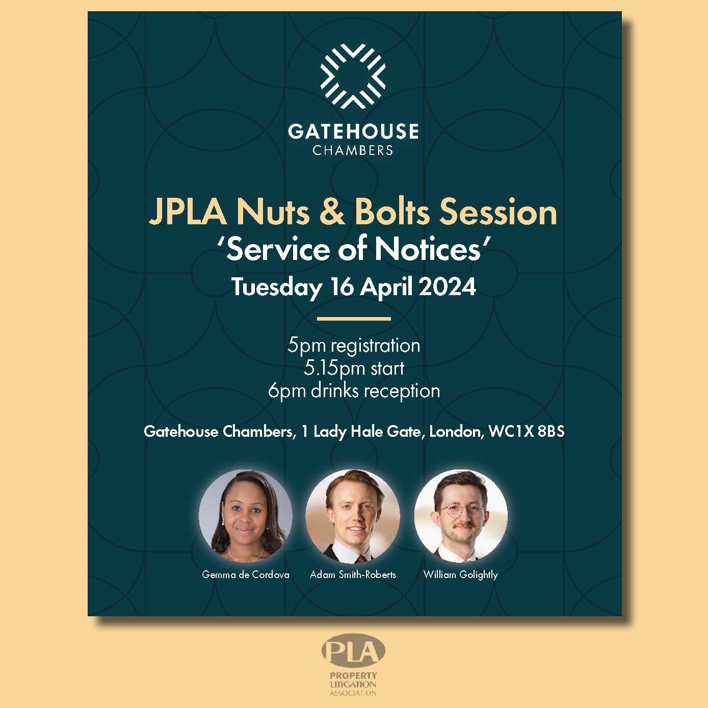JPLA Nuts & Bolts Session ‘Service of Notices’